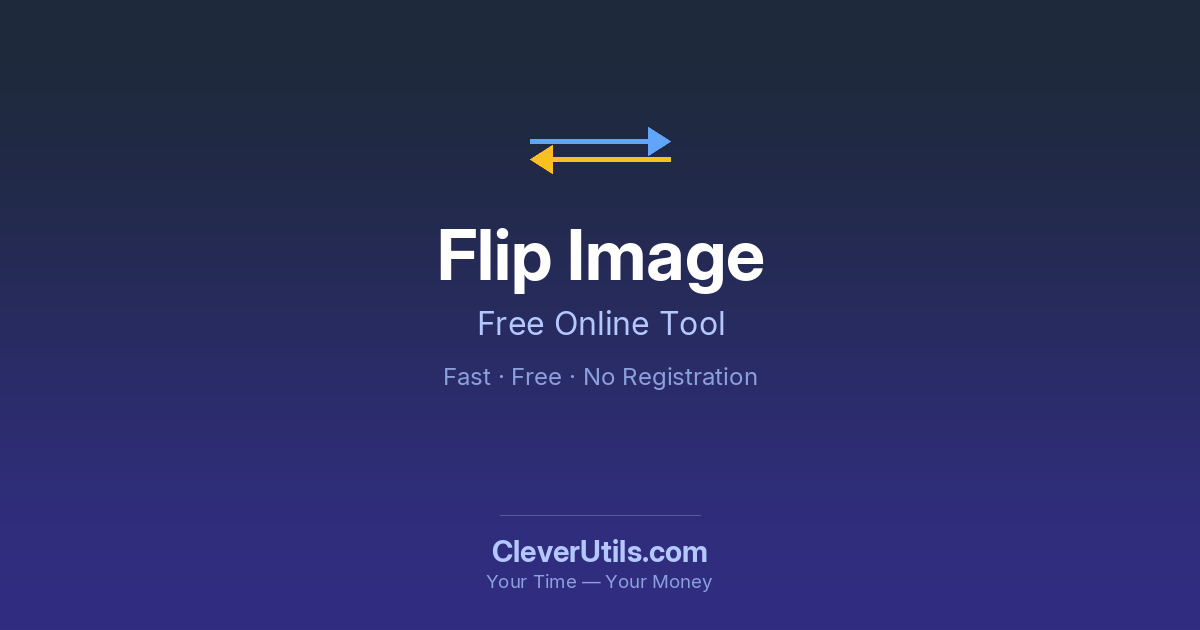 Flip Image Online — CleverUtils.com
