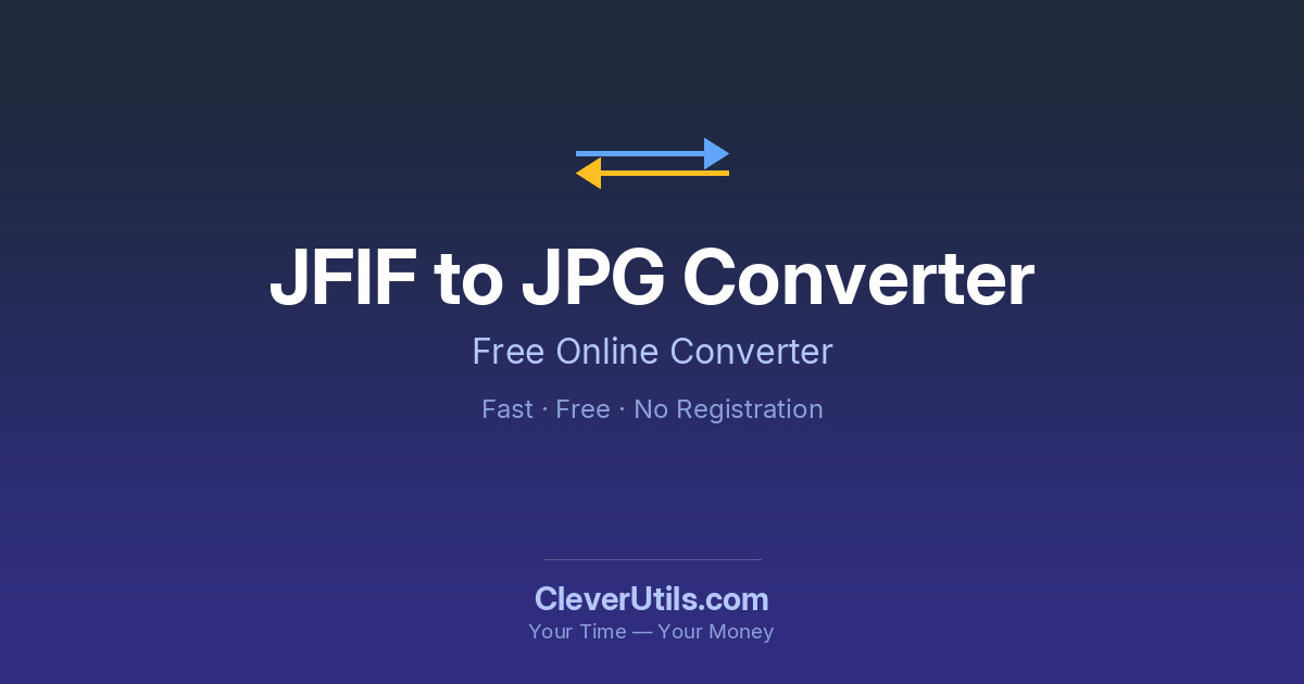 JFIF to JPG Converter — Free Online - CleverUtils.com