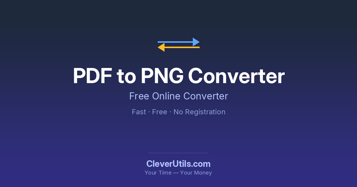 PDF to PNG Converter — Free Online | CleverUtils — Free Convertio ...